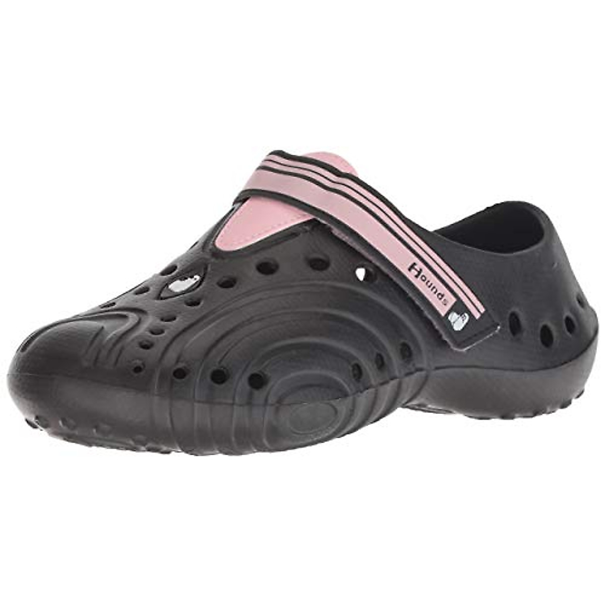 Hounds Women's Ultralites Shoes, Black/Soft Pink, 5-6