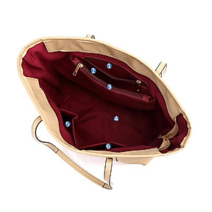 Wxnow Tote Purses and Handbags for Women, Large Trendy Shoulder Top Handle Handbag, Pocketbooks Purses, Waterproof Pink