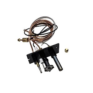 10002265 Replacement Propane/Natural Gas 3 Way Pilot Assembly compatible with for Majestic Temco, and Vermont Castings gas stoves