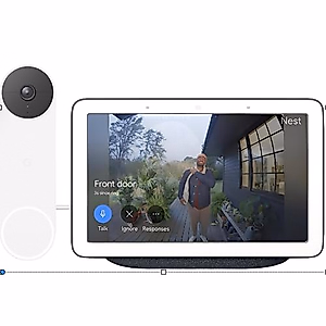 Google Nest Doorbell Wireless Battery Doorbell and 7-inch Screen Bundle (Wireless Doorbell)