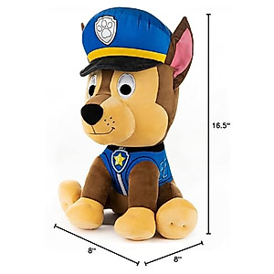 GUND PAW Patrol Chase Plush, Official Toy from The Hit Cartoon, Stuffed Animal for Ages 1 and Up, 16.5” (Styles May Vary)
