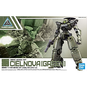 Bandai Hobby 30MM bEXM-14T Sierra Nova (Green) 1/144 Scale Color-Coded Plastic Model