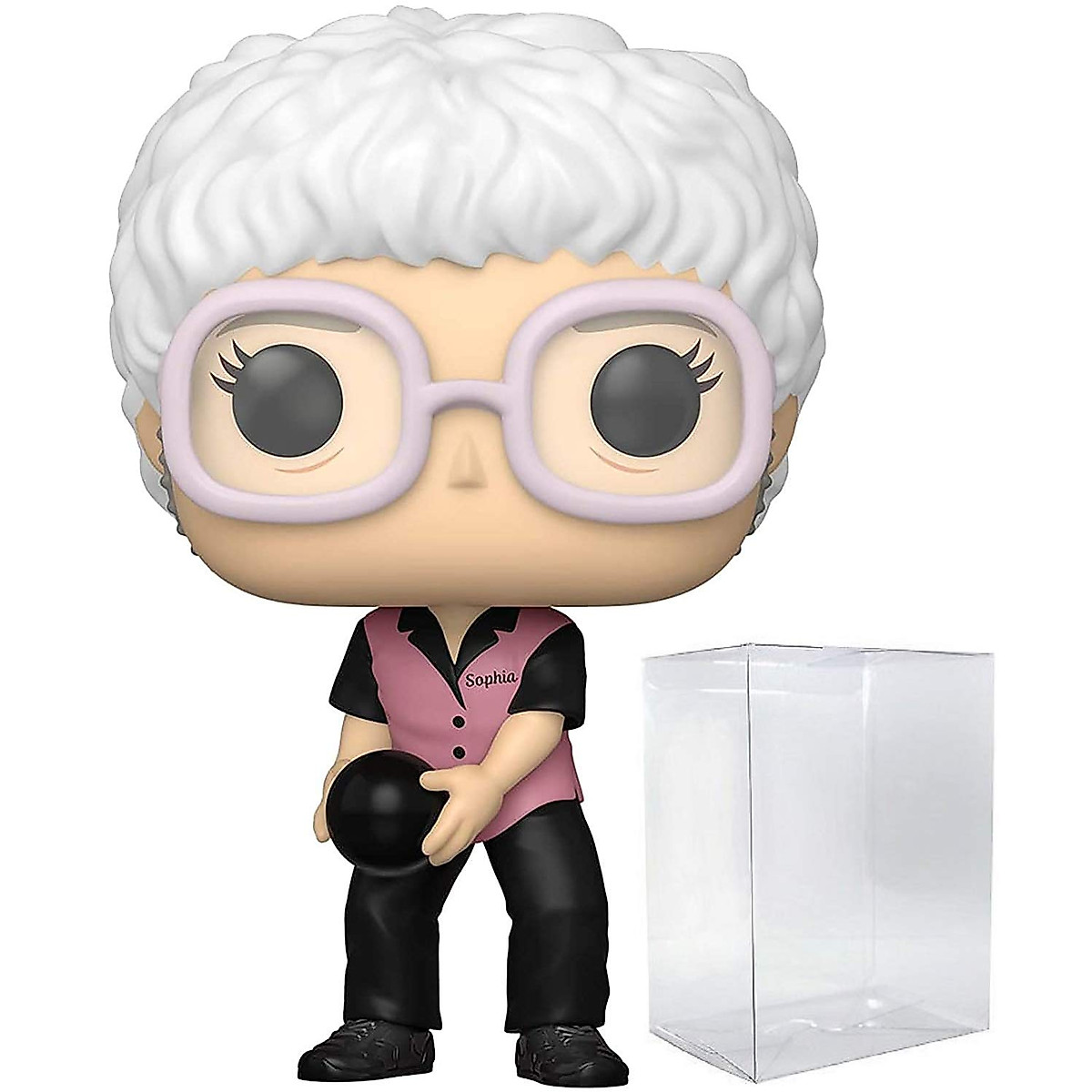 Funko TV: Golden Girls - Sophia in Bowling Uniform Pop! Vinyl Figure (Bundled with Compatible Pop Box Protector Case), Multicolored, 3.75 inches