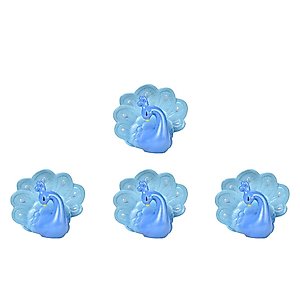 WINOMO 4pcs Peacock Micro Landscape Toy Bonsai