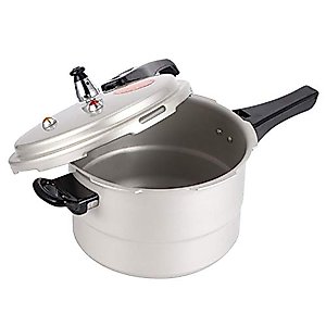 Pressure Cooker, 70Kpa Aluminum Cooking Pot Multifunctional Household Pressure With Steaming Layer Kitchen Cooker Cooking Utensil For Beans Meat Vegetables Soups20Cm