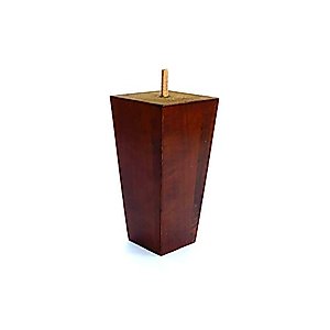 6" Pyramid Style Wood Furniture Leg (Set of 4)