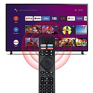 NH800UP RF402A-V14 IR Remote Control Replacement for Philips Android 4K Ultra HD Smart LED TV 43PFL5766/F7 50PFL5704/F7 55PFL5604/F7 55PFL5704/F7 65PFL5504/F7 65PFL5704/F7 75PFL5704/F7(No Voice)