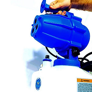 Commercial Fogger Cordless Sanitizer Sprayer, 19-26 Ft. Spray Range, 1200 Watt Rechargeable, 5L Fluid Container