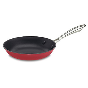 Cuisinart CastLite Non-Stick Cast Iron Fry Pan, 10-Inch, Red