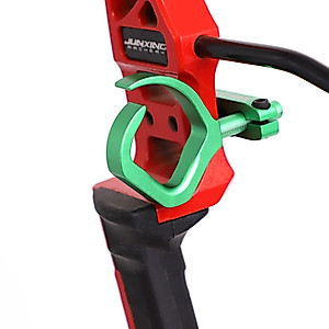 Elkrich Bowfishing Arrow Rest Archery Arrow Rest Aluminum Alloy Arrow Rest Right and Left Hand for Compound Bow Recurve Bow Fishing Accessory (Green)