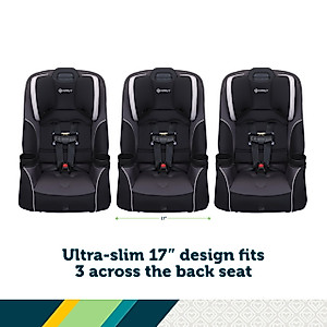 Safety 1st Crosstown All-in-One Convertible Car Seat, Rear-Facing 5-40 pounds, Forward-Facing 22-65 pounds, and Belt-Positioning Booster 40-100 pounds, Seal