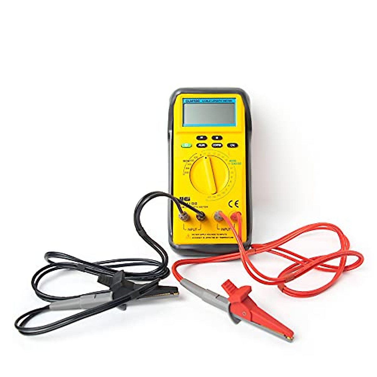 UEI CLM100 Digital Electric Cable Length Meter, Wire Length Meter Measuring Ohm Resistance 65Ω, 30,000 Feet, Copper and Aluminum Wire Between 4/0 to 26 ga