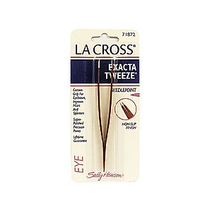 Sally Hansen La Cross Exacta Tweeze Needlepoint Eyebrow, Ingrown Hair Tweezer
