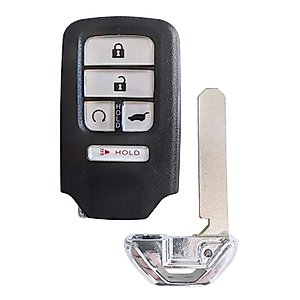 Smart Car Key Fob for 2016 2017 2018 2019 Honda Pilot CR-V Civic 5 BUTTON FCCID: KR5V2X ;by AUTO KEY MAX (SINGLE)