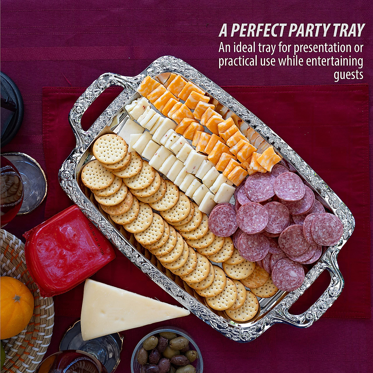 Sterlingcraft Oblong Serving Tray