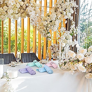 Talltalk 12 Pcs Mini Umbrellas Bulk Compact Travel Umbrella Small Tiny Umbrella for Pocket Purse Rain Sun Windproof UV Protection Portable Parasol with Case for Wedding (Macaron, Box)