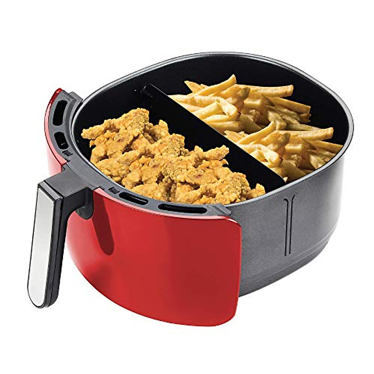 GoWISE USA 7-Quart 8-in-1 Digital Air Fryer with Recipe Book, 7.0-Qt, Red