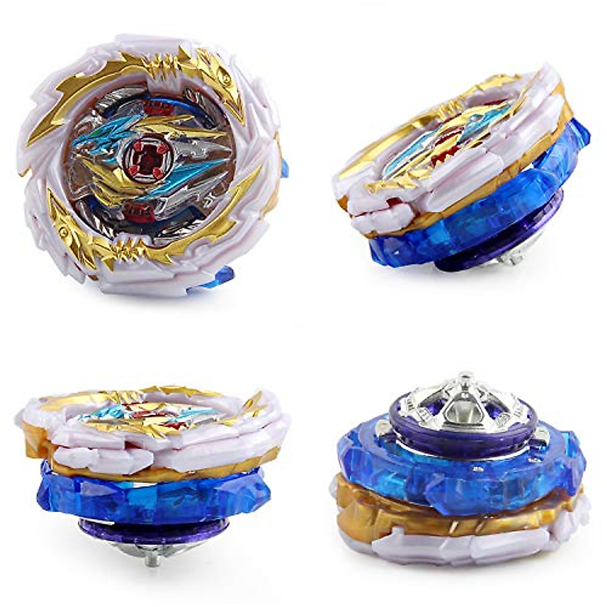 Hiash Burst Gyros Battling Top Battle Burst High Performance Set, Gaming Top Spinning Toy,Birthday Party School Gift Idea Toys for Boys Kids Children Age 6+, 4 Pieces Pack