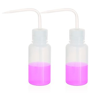 Labvida New Released Thick Wall 250ml Squeeze Bottle Set 2pcs- Laboratory Grade Durable Wash Bottles for Precision Liquid Dispensing and Tattoo Cleaning