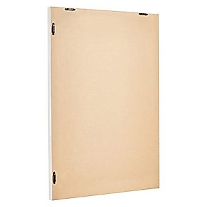 Amazon Basics Rectangular Wall Mount Mirror 20" x 28", Standard Trim, White