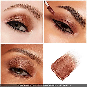 HAUS LABORATORIES by Lady Gaga: GLAM ATTACK LIQUID EYESHADOW, Frozé Bronzé