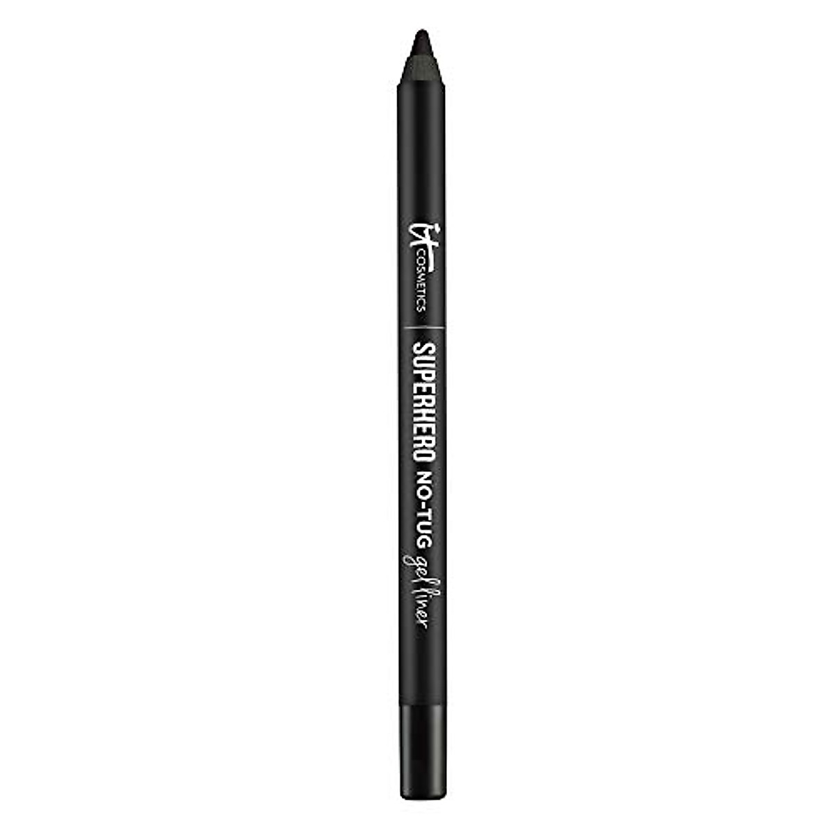 IT Cosmetics Superhero No-Tug Gel Eyeliner, Super Black - Intense Ultra-Black - Waterproof, Blendable Formula - Sharpenable Pencil - 0.042 oz