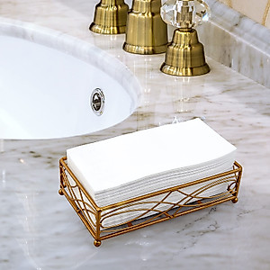 100PACK Disposable Hand Towels for Bathroom, Soft and Absorbent Paper Guest Towels Disposable Decorative Bathroom Hand Napkins for Kitchen, Parties, Weddings, Dinners