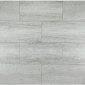 Islander Flooring 6mm Trevi Travertine HDPC® Waterproof Luxury Vinyl Tile Flooring 12 in. Wide x 24 in. Long - 9 Planks / 18 SQ FT