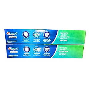 Crest Complete Toothpaste Plus Scope Advanced Active Foam, Striped, 8.2 oz (2Pack)