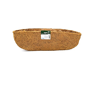 Bosmere F919 30 Inch Pre Formed Replacement Coco Liner with Soil Moist for Window Basket, Brown