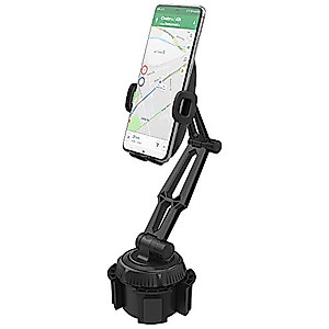 Encased Cup Phone Holder for Cars, Trucks and Vans (Fully Adjustable) Universal Cellphone Cradle Mount for iPhone 12/13/14 Pro Max/11/Xs Max/XR & Samsung Galaxy S9/S10/S20/S21/S22/ S23 Plus/Ultra