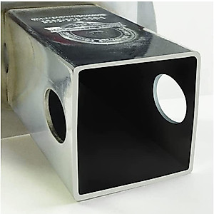 University of Alabama Premium Chrome #D Hitch Cover W/Colored Team Logo - Unique Logo Style Metal Molded Design – Easy Installation on Truck, SUV, Car - Ideal Gift for Die Hard Crimson Tide Fan