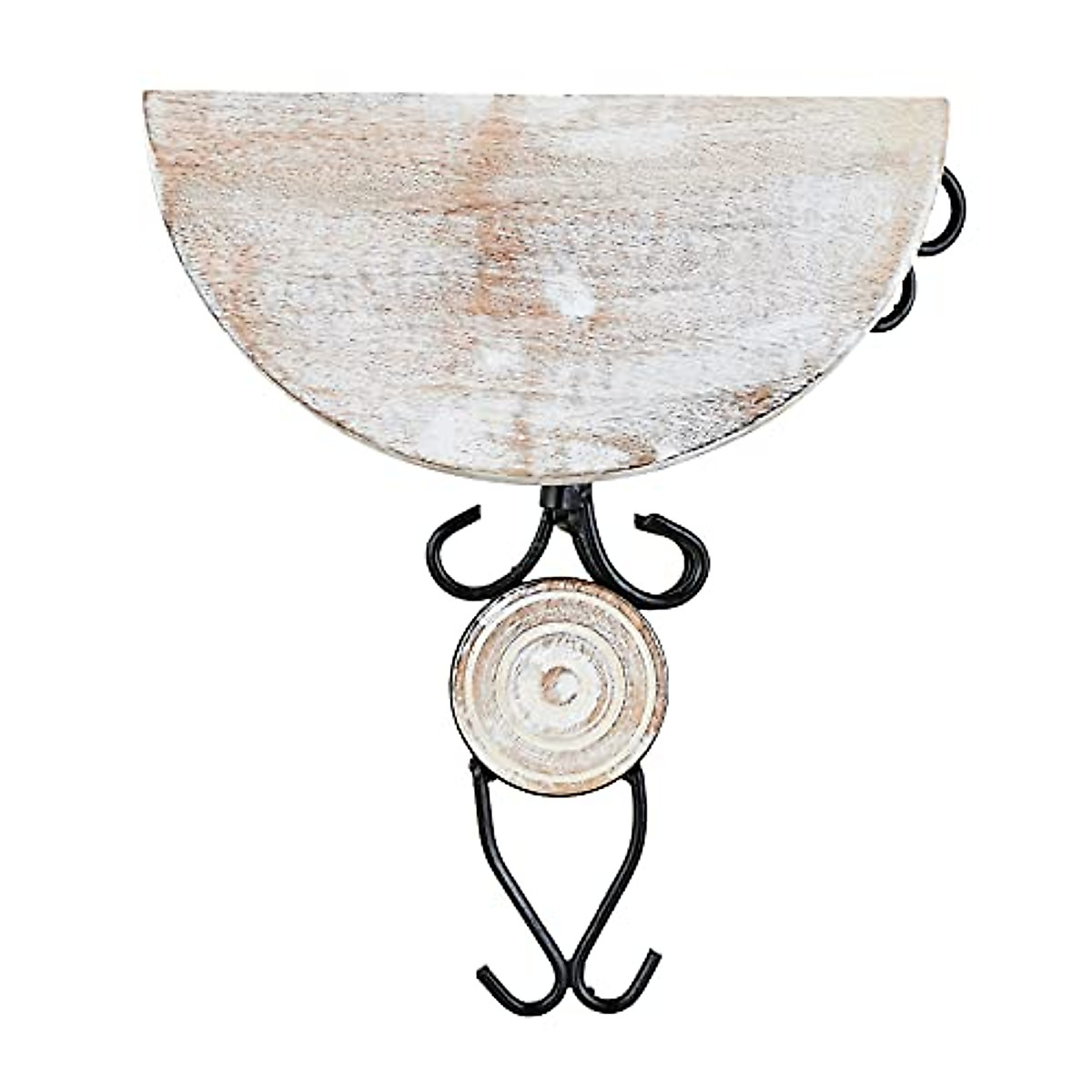 Floating Shelf Wall Mount | Foldable Wall Hanging Shelf | Wall Shelf | Rustic Wood Wall Shelf for Bedroom Living Room Kitchen | Wall Decor Storage Shelf | Hanging Plant Shelf | Farmhouse Décor