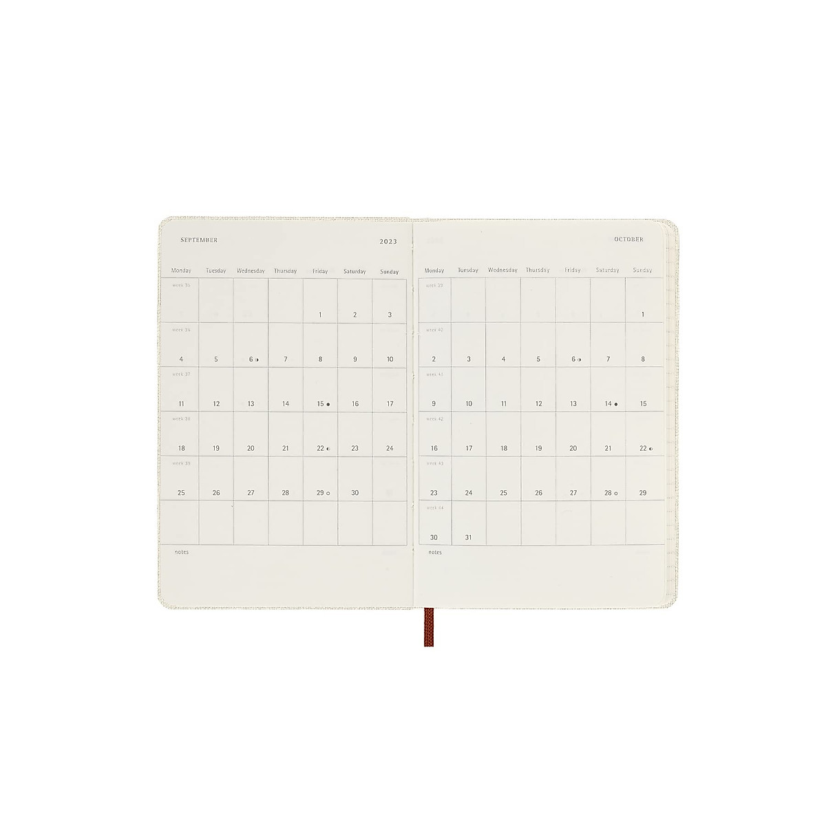 Moleskine Limited Edition Alice In Wonderland 12 Month 2023 Weekly Planner, Hard Cover, Pocket (3.5" x 5.5"), Rabbit