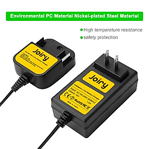 Joiry 18V Li-ion Battery Charger Compatible with Makita BL1830 BL1815 194205-3 LXT400 BL1850 BL1840 BL1860 (NOT for Ni-MH/Ni-Cd Battery)