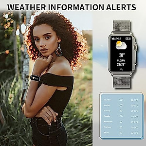 SYEEKOM Smart Watch for Women (Answer/Make Call) 1.57" HD Fitness Tracker Smart Watch with Heart Rate Oxygen Saturation and Sleep Monitoring, IP68 Waterproof Watch for Android and iOS