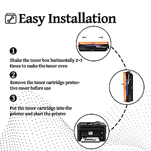 CE340A CE341A CE342A CE343A Toner Cartridge Replacement High Yield Compatible for HP Color Laserjet Enterprise 700 Color M775dn M775f M775z M775z+ Printers Cyan