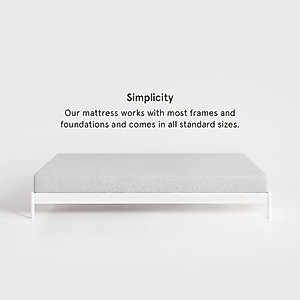 Nod by Tuft & Needle 8-Inch King Mattress, Medium Firm Adaptive Foam Bed in a Box, Responsive and Supportive, CertiPUR-US, 100-Night Sleep Trial, 10-Year Limited Warranty