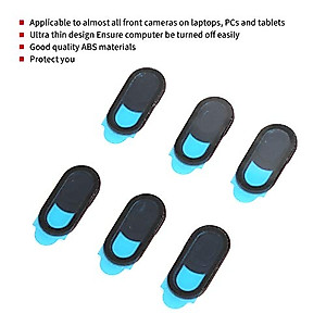 Ufolet Webcam Cover, Stable Structure Convenient Protection Cover Sticker for Laptops PCs and Tablets