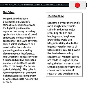 WORLDS BEST CABLES 2 Units - 0.5 Foot - Balanced Microphone Cable CUSTOM MADE using Mogami 2549 (Black) wire and Neutrik NC3MXX & NC3FXX Silver XLR Plugs