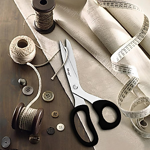 Mr.do Fabric Scissors 10 inch Sewing Scissors All Purpose Heavy Duty Sharp Fabric Scissors for Cutting Clothes Leather Classic Stainless Steel Professional Fabric Shears for Tailor Home Office