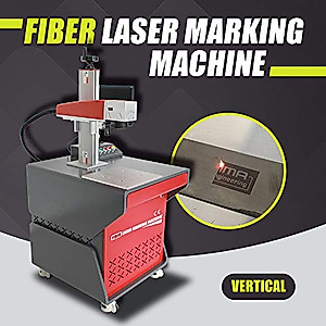 30W JPT Fiber Laser Engraver Machine for Metal Vertical Fiber Laser Engraving Marking Machine with 175×175mm Lens