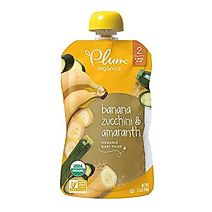 Plum Organics | Stage 2 | Organic Baby Food Meals [6+ Months] | Fruit, Veggie & Grain Variety Pack | 3.5 Ounce Pouch (Pack Of 18)