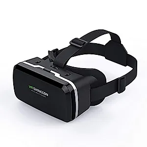 VR Headsets Compatible with All Smartphones-Virtual Reality Headsets Google Cardboard Upgrade New 3D VR Glasses (VR6.0)