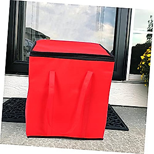 ULTECHNOVO 1pc Portable Cooler Bag Lunchbox Backpack Heating Lunch Box Large Storage Bags Food Insulation Bag Cold Delivery Bag Tote Lunch Storage Pouch Insulated Food Bag Bento Bag Foldable