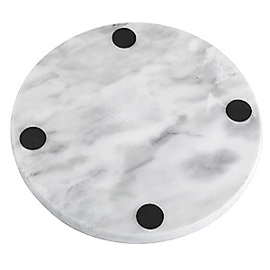 Marble Stone Decorative Tray for Counter Dresser, Nightstand or Desk for kicthen 7.8in