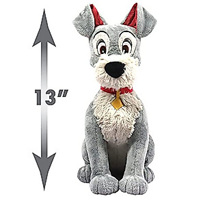 Disney 13-inch Large Tramp Stuffed Animal, Dog, Lady and the Tramp Plush