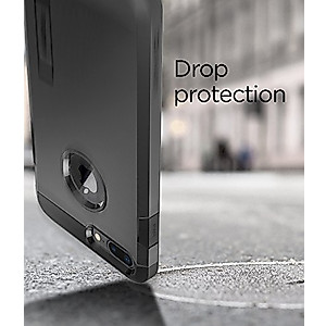 Spigen Tough Armor [2nd Generation] Designed for iPhone 8 Plus Case (2017) / Designed for iPhone 7 Plus Case (2016) - Black
