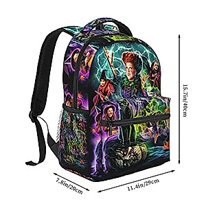 Halloween Backpack Lightweight Laptop Daypack, Cartoon Multifunctional For Boys & Girls, One Size