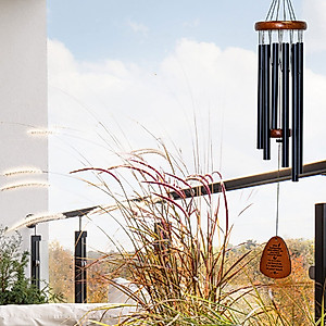 Large Aluminium Wind Chimes 32" for Outside, Wind Chimes Outdoor Tuned Soothing Melody, Memorial Wind Chimes Gifts for Mom/Grandma,Wind Chimes Outdoor Decoration, Patio, Garden, Yard